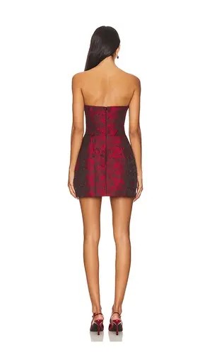 Amanda Uprichard Strapless Bethany Romper - Sweetheart