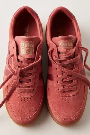 Gola Grandslam Suede Sneakers - Clay/cerise/gum