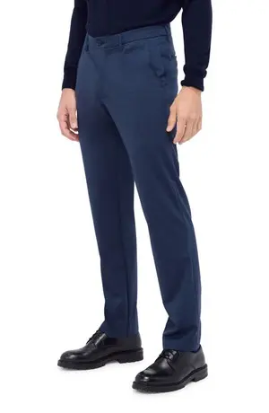 Bugatchi Slim Fit Stretch Chino Pants - Cobalt