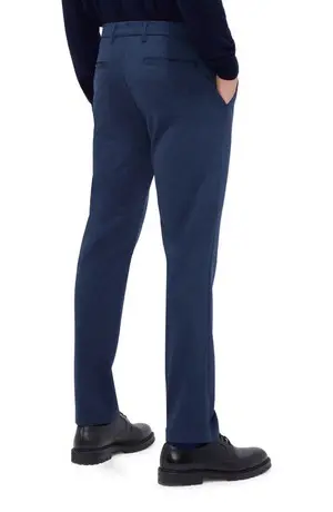 Bugatchi Slim Fit Stretch Chino Pants - Cobalt