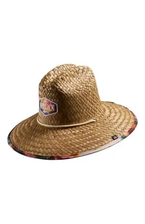 HEMLOCK Bowie Straw Lifeguard Hat - Tie Dye