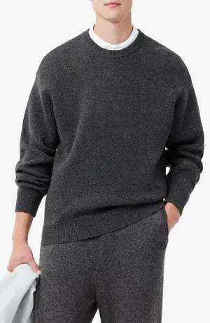 Lacoste Relaxed Fit Double Face Sweater - Agathe Chine/ Viennese
