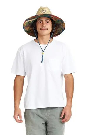HEMLOCK HAT CO Mariner Straw Lifeguard Hat