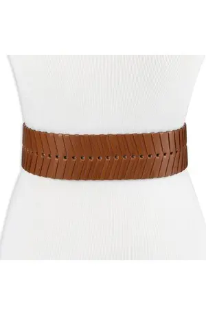 Sam Edelman Laced Leather Belt