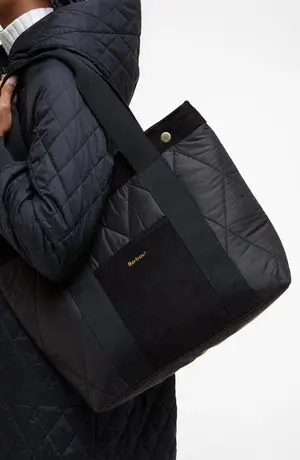 Barbour Healy Mixed Media Tote
