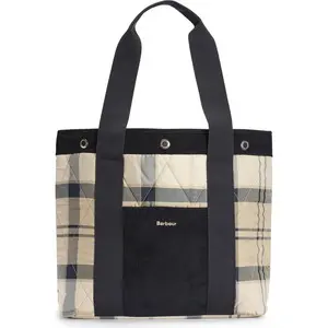Barbour Healy Mixed Media Tote - Dress Indigo