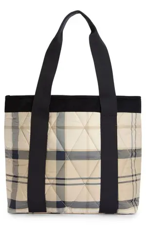 Barbour Healy Mixed Media Tote - Dress Indigo