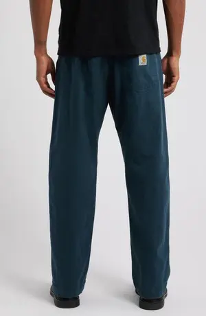 Carhartt Work In Progress Floyde Tie Waist Pants - Duck Blue Garment Dyed