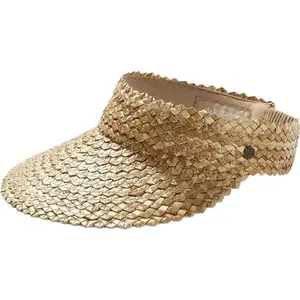 HEMLOCK HAT CO Hemlock Capri Straw Visor Honeycomb