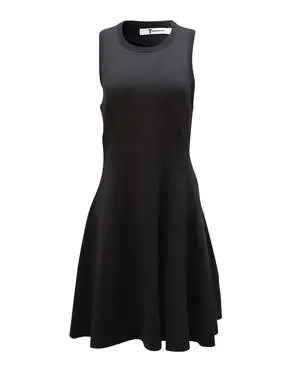Alexander Wang T By Alexander Wang Fit And Flare Dress - Black