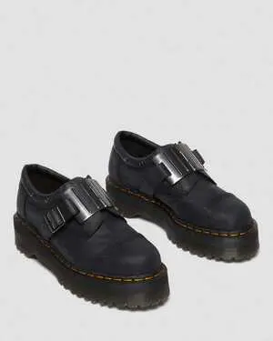 Dr. Martens 8053 Quad Hinge Platform Shoes In Black - 42% Off