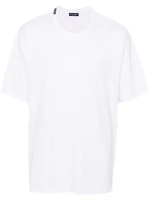 Dolce & Gabbana Round-neck Cotton T-shirt - White
