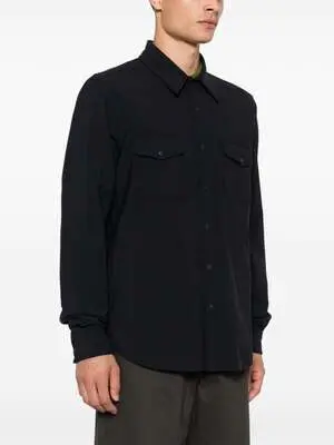 Aspesi Flannel Shirt Jacket - Blue