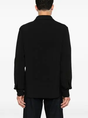 Aspesi Flannel Shirt Jacket - Black