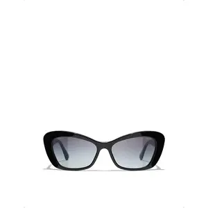 Chanel Cat Eye Sunglasses - Black