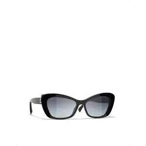 Chanel Cat Eye Sunglasses - Black