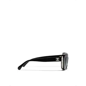 Chanel Cat Eye Sunglasses - Black
