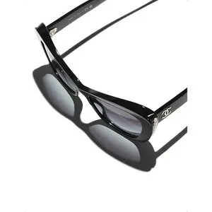 Chanel Cat Eye Sunglasses - Black