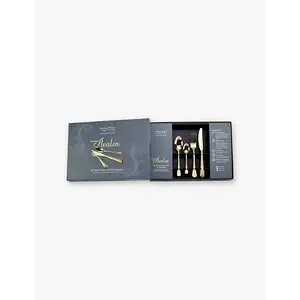 ARTHUR PRICE Avalon 32-piece Pvd-coated Stainless-steel Cutlery Set - Champagne