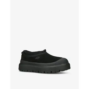 UGG Tasman Weather Suede Slippers - Black