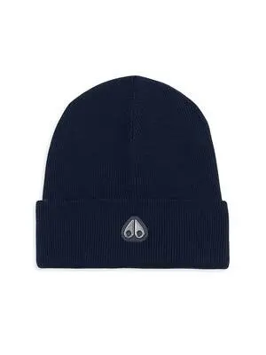 Moose Knuckles Parnis Wool Beanie Navy