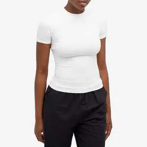 ADANOLA Short Sleeve Stretch Top