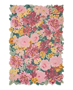 SURYA Shindig 495684 Area Rug, 2' X 3' Pink/ Blue