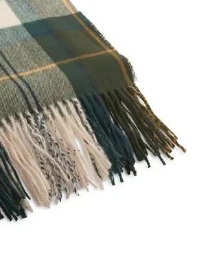 Barbour Hailes Tartan Scarf - Green/multi