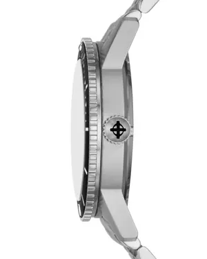 ZODIAC Compression Diver Automatic 40mm Stainless Steel Watch - Black/silver