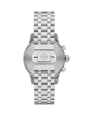 ZODIAC Sea-chron Automatic Stainless Steel Chronograph Watch - Black/silver