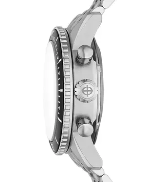 ZODIAC Sea-chron Automatic Stainless Steel Chronograph Watch - Black/silver