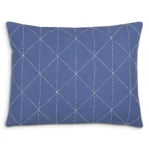 ANCHAL Small Graph Throw Pillow - Slate