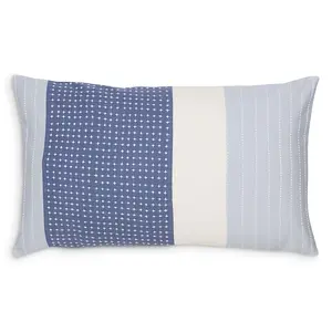 ANCHAL Didi Colorblock Lumbar Pillow - Slate