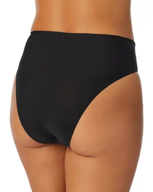 ON GOSSAMER Heavenly Stretch High Cut Brief - Black