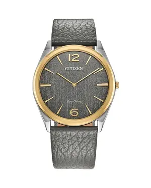 Citizen Eco Drive Classic Suratto Watch, 38mm - Gray/gray