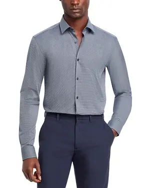 Hugo Kenno Slim Fit Dress Shirt - Dark Blue