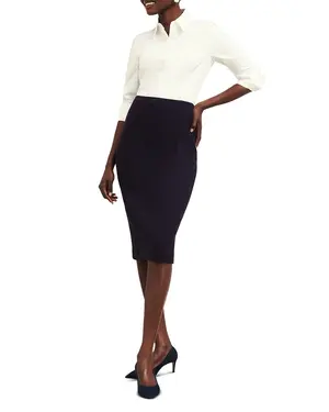 HOBBS LONDON Pencil Skirt - Navy