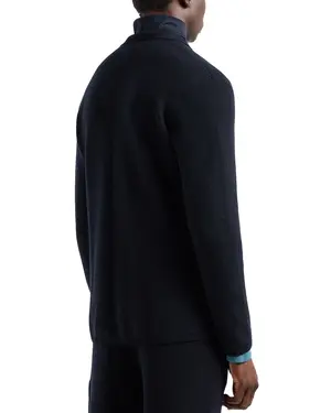 Emporio Armani Wool Blend Knit Blazer