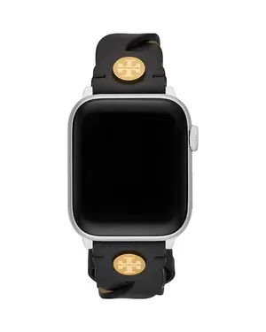 Tory Burch Braided Apple Watch Strap - Black