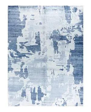 Bloomingdale'S Indo Modern M6649 Area Rug, 9'2 X 12 - Gray