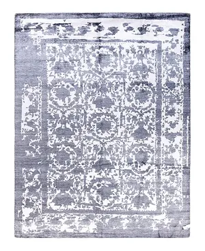 Bloomingdale'S Indo Modern M7597 Area Rug, 8'1 X 10'2 - Black