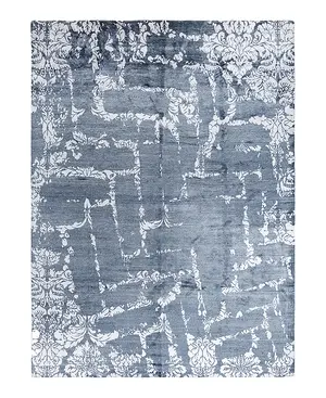 Bloomingdale'S Indo Modern M7618 Area Rug, 9'2 X 12'4 - White