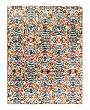 Bloomingdale'S Indo Ikat M6166 Area Rug, 9' X 11'7 - Gray