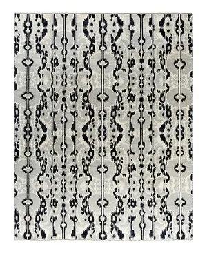 Bloomingdale'S Indo Ikat M5996 Area Rug, 8'1 X 10'2 - Black