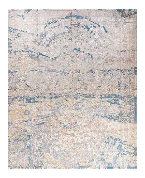 Bloomingdale'S Indo Ikat M7296 Area Rug, 8'2 X 10'1 - Gray