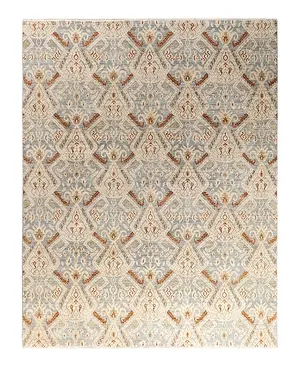 Bloomingdale'S Indo Ikat M6349 Area Rug, 8' X 10'1 - Gray