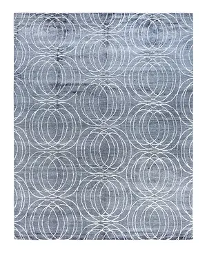 Bloomingdale'S Indo Modern M6784 Area Rug, 8' X 10 - Gray