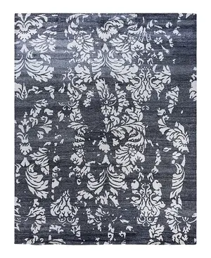Bloomingdale'S Indo Modern M6263 Area Rug, 8'2 X 10'1 - Black