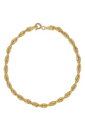 Bony Levy 14k Gold Rope Chain Bracelet - 14k Yellow Gold