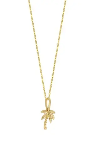 Bony Levy 14k Gold Palm Tree Pendant Necklace - 14k Yellow Gold
